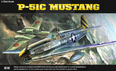 Battle-Models > Academy 12441 P-51C Mustang 1:72